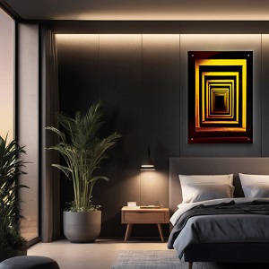 Luminous Acrylic Wall Prints, Lighted Wall Art, Holiday Decor Light ...